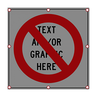 TS40 Circular Warning Flashing Solar LED Edge Lit Sign - Traffic Safety ...