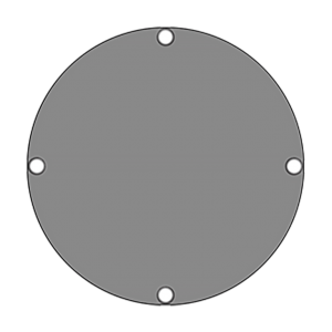 TS40 Circular Flashing Solar LED Edge Lit Sign - Traffic Safety Corp.