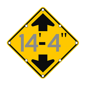 Clearance Signs - Traffic Safety Corp.