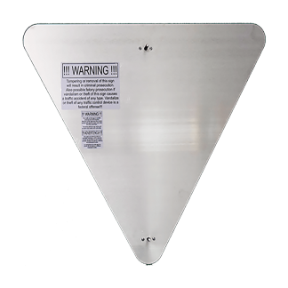 TS40 "YIELD" Flashing Solar LED Edge Lit Sign (R1-2) - Traffic Safety Corp.