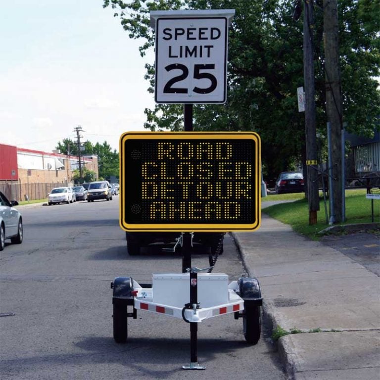 SafePace Cruiser LT Radar Sign Trailer - Traffic Safety Corp.