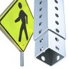 TS40 "STOP" Flashing Solar LED Edge Lit Sign (R1-1) - Traffic Safety Corp.