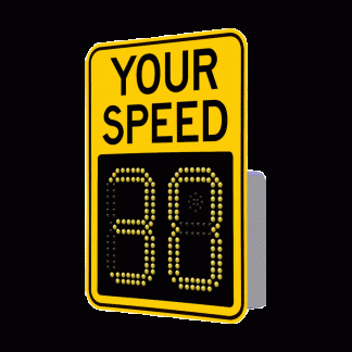 SafePace Evolution 12 Driver Feedback Radar Speed Sign - Traffic Safety ...