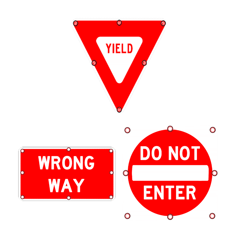 Flashing Solar LED Traffic Signs - Traffic Safety Corp.