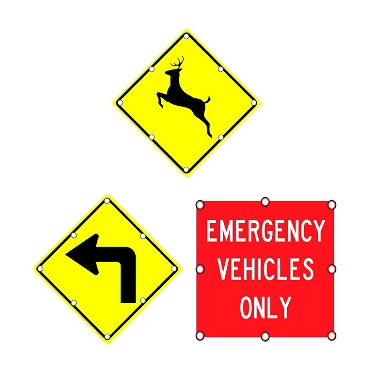 Flashing Solar LED Traffic Signs - Traffic Safety Corp.