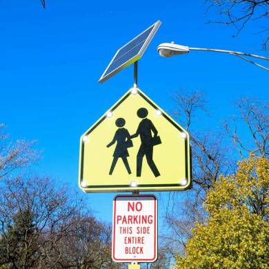 Flashing LED Traffic Signs Gallery - Traffic Safety Corp.
