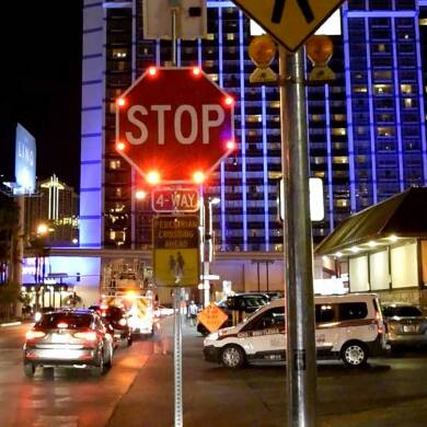 Flashing LED Traffic Signs Gallery - Traffic Safety Corp.