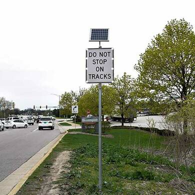 Flashing LED Traffic Signs Gallery - Traffic Safety Corp.